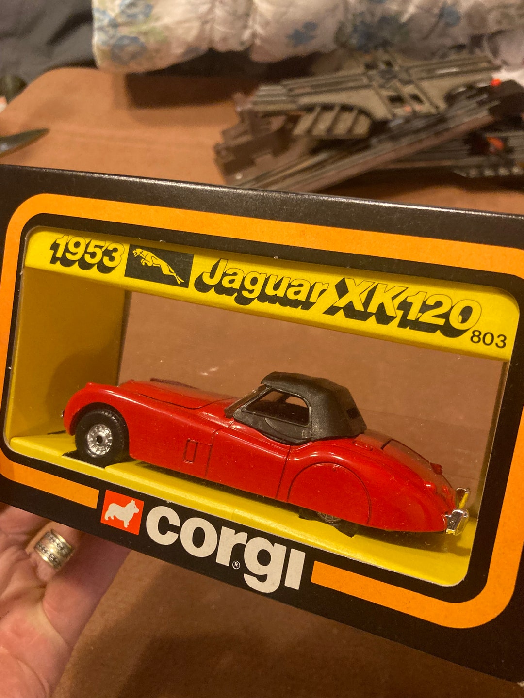 Vintage Corgi 1953 JAGUAR XK120, Mint, Brand New in the Box! Corgi #803 ...