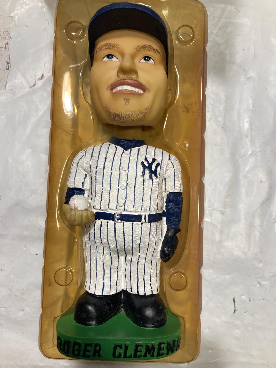 Roger Clemens 2001 World Series Bobble Head Doll New York Yankees #22 ...