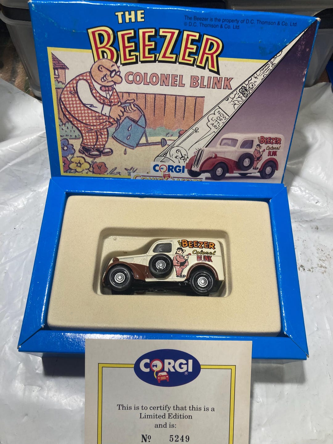 Vintage Corgi Comic Classics, BEEZER Colonel Blink, 96865, Mint, Brand ...