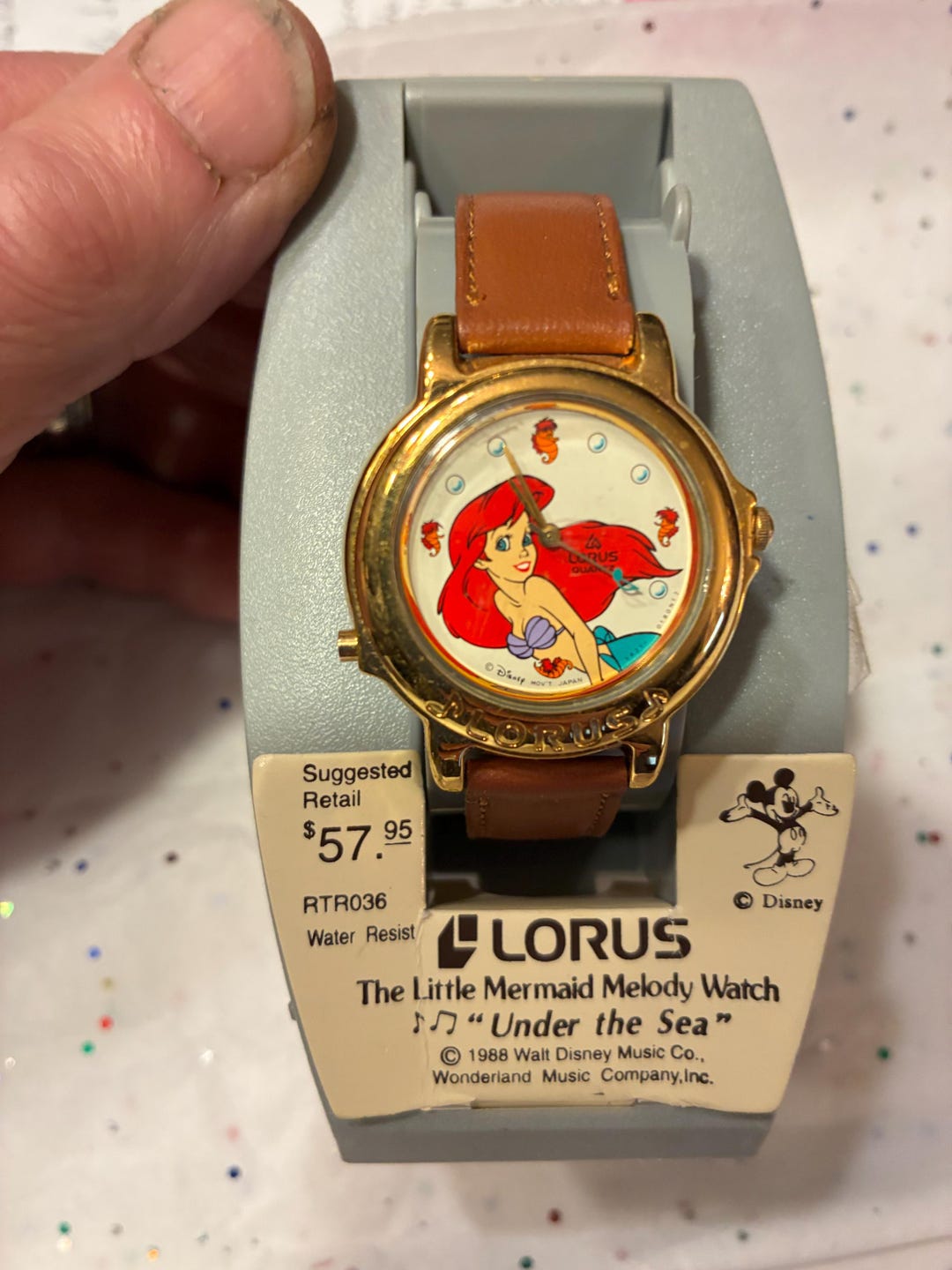 Vintage Disney LITTLE MERMAID, ARIEL Collectible Watch, New in Box ...
