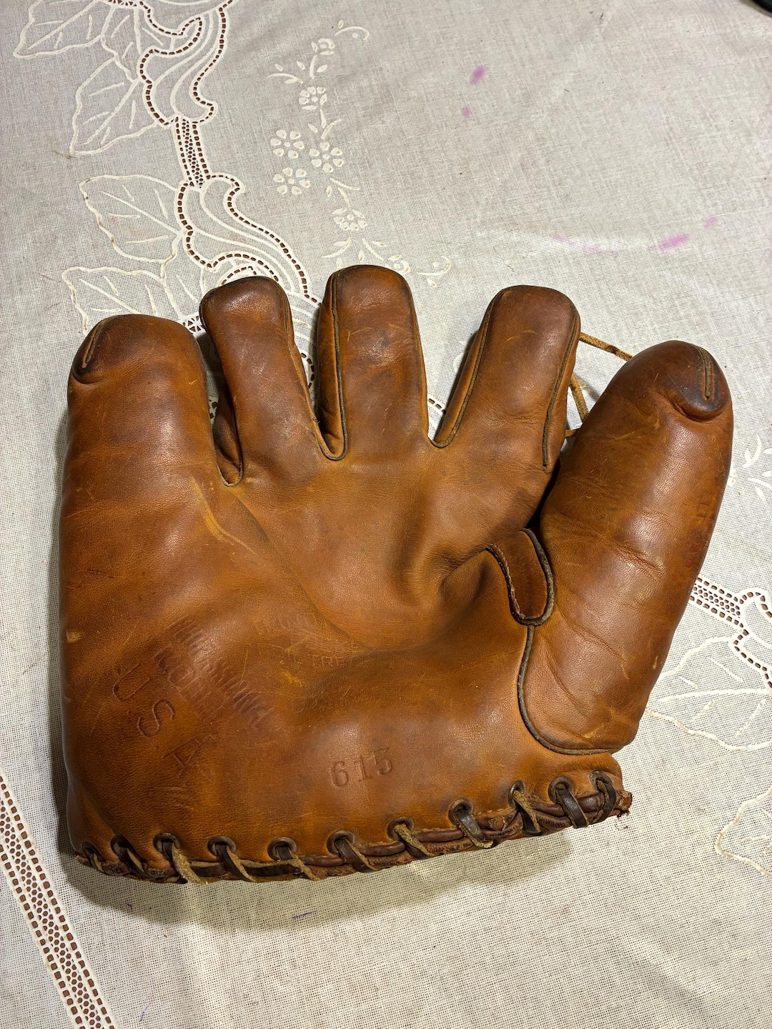 Rare, Antique, Seldom Seen 1930's-40's USA MILITARY Baseball Glove ...