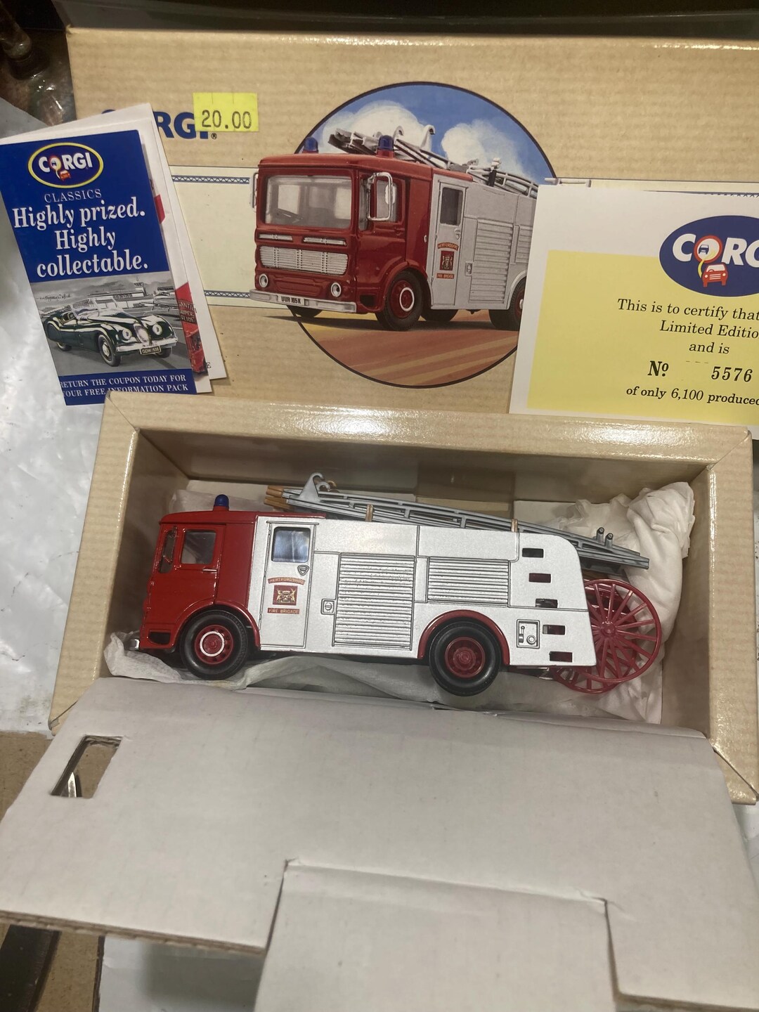 Vintage Corgi CLEVELAND AEC Pumper FIRE Engine, #97358, New in the Box ...