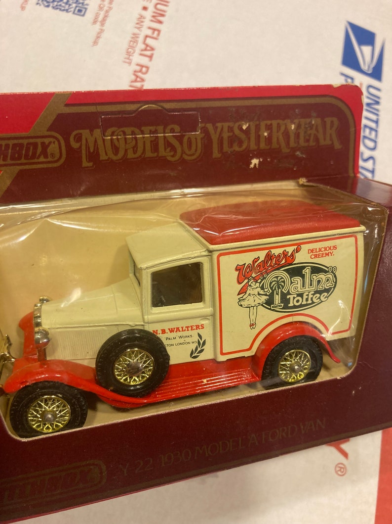 Vintage Corgi 1930 MODEL A FORD Van - Walters Palm Toffee, #Y-22 ...
