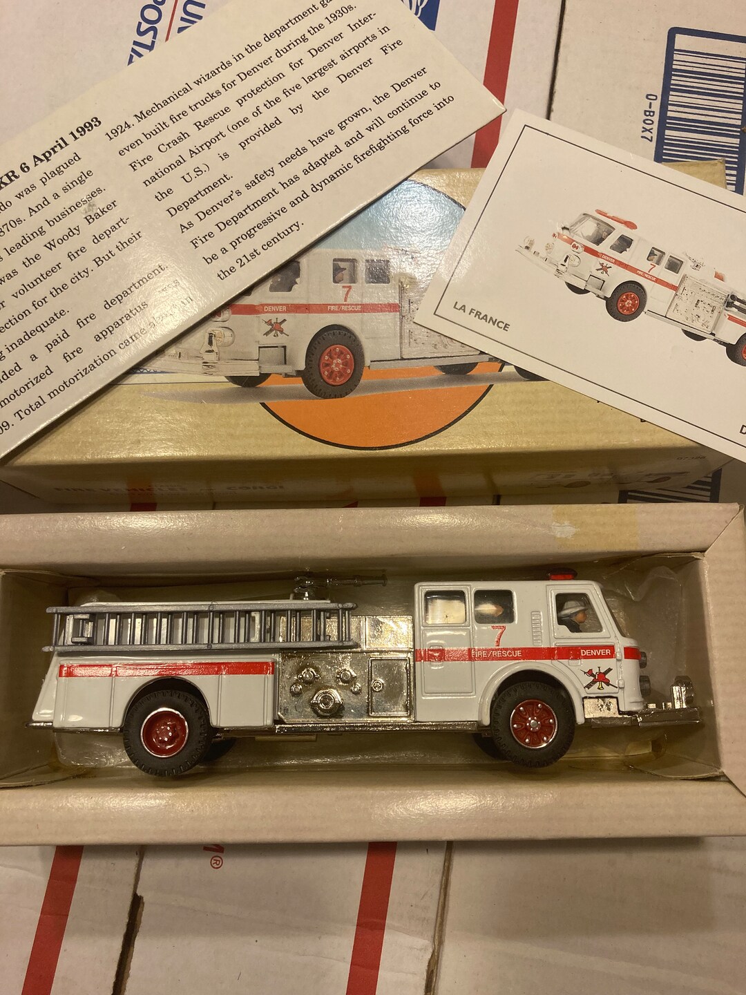 Vintage Corgi American La France - Denver, FIRE ENGINE, #97325, Brand ...