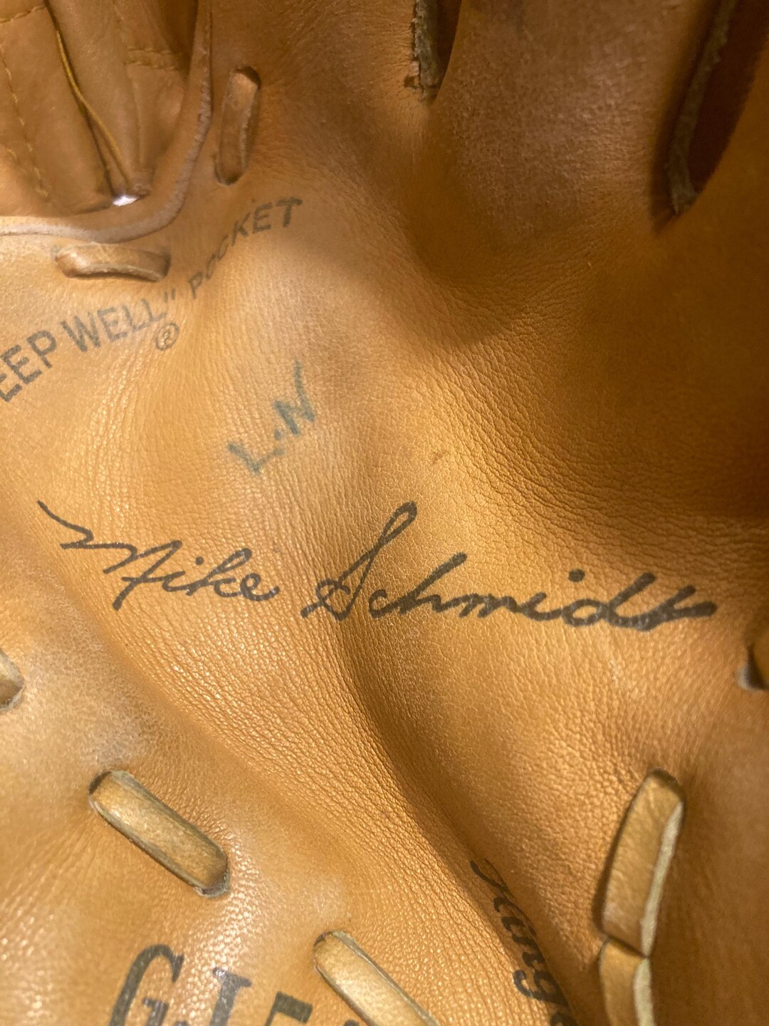 MIKE SCHMIDT Rawlings (RHT) Righty Baseball Glove #GJ54 Excellent , L ...