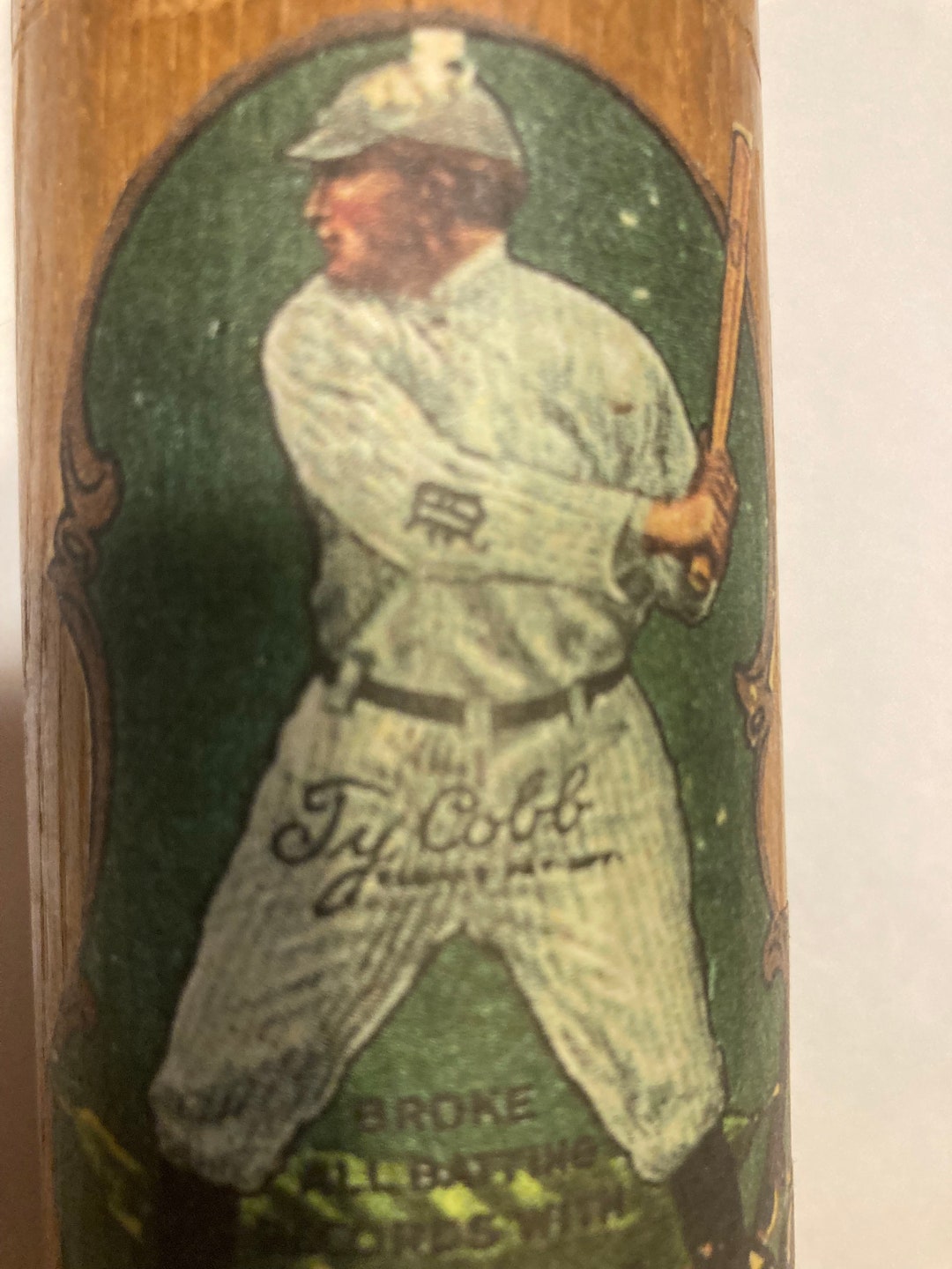 Very Old 34" Vintage Louisville Slugger, Georgia Peach, "ty Cobb" Decal ...