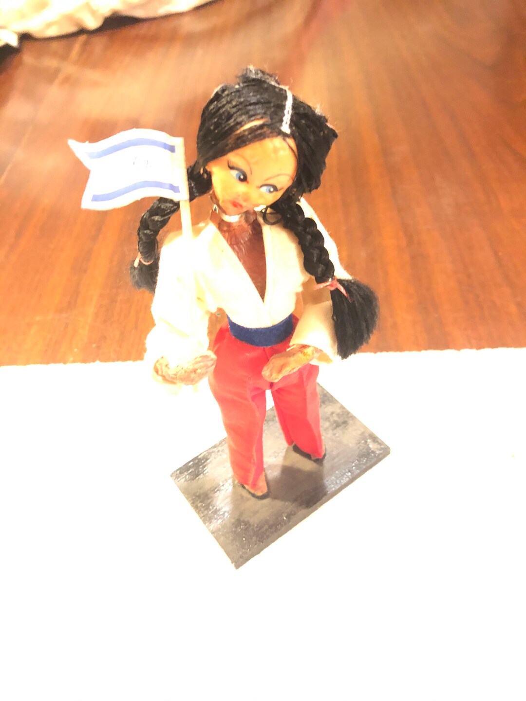 Original ISRAELI National Handmade Doll #34, Girl With Israel Flag by ...