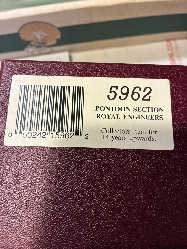 Rare Vintage BRITAINS ROYAL ENGINEERS Pontoon Section Set # 5962 ...