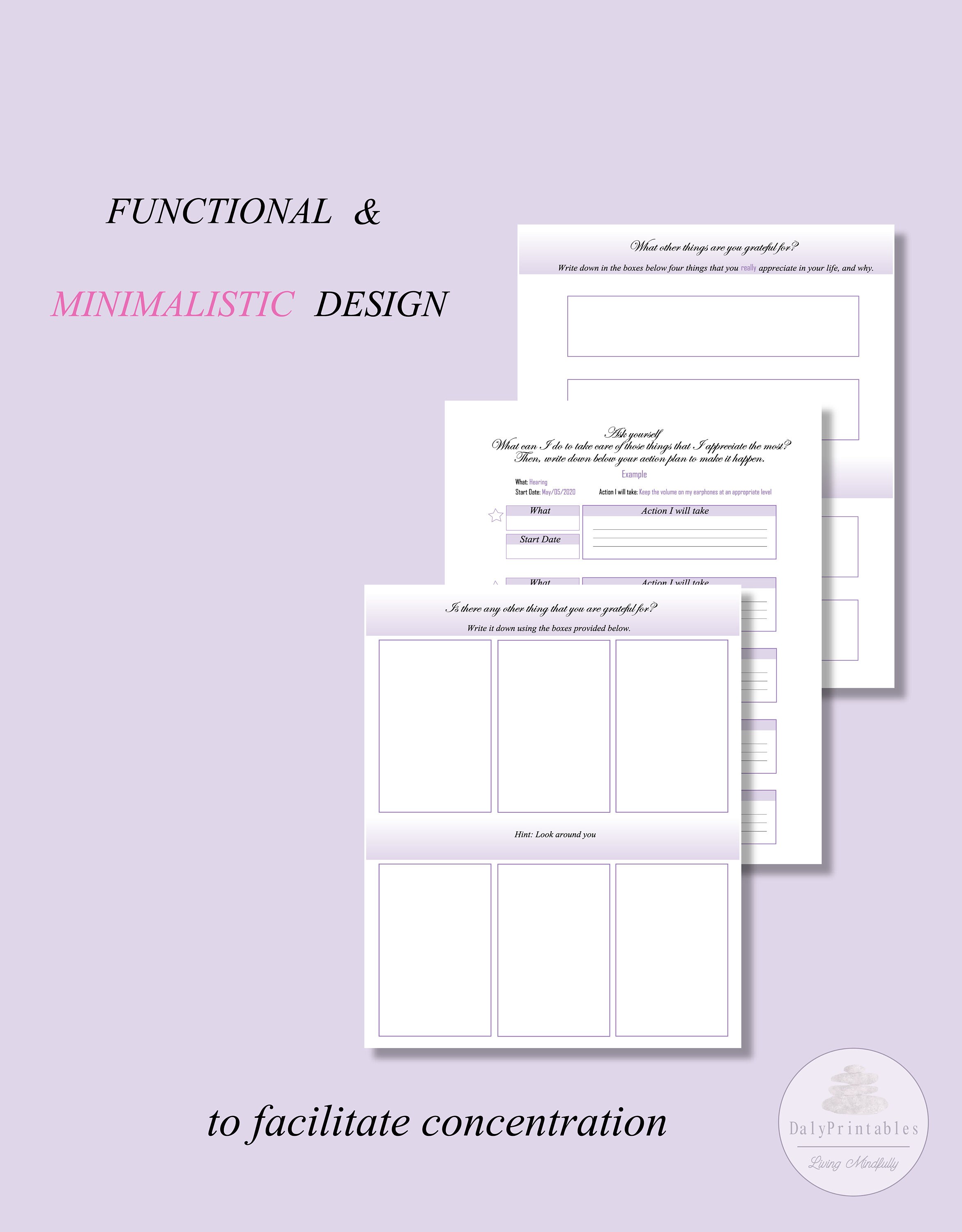 Gratitude Workbook for Self Awareness & Personal Development Digital ...