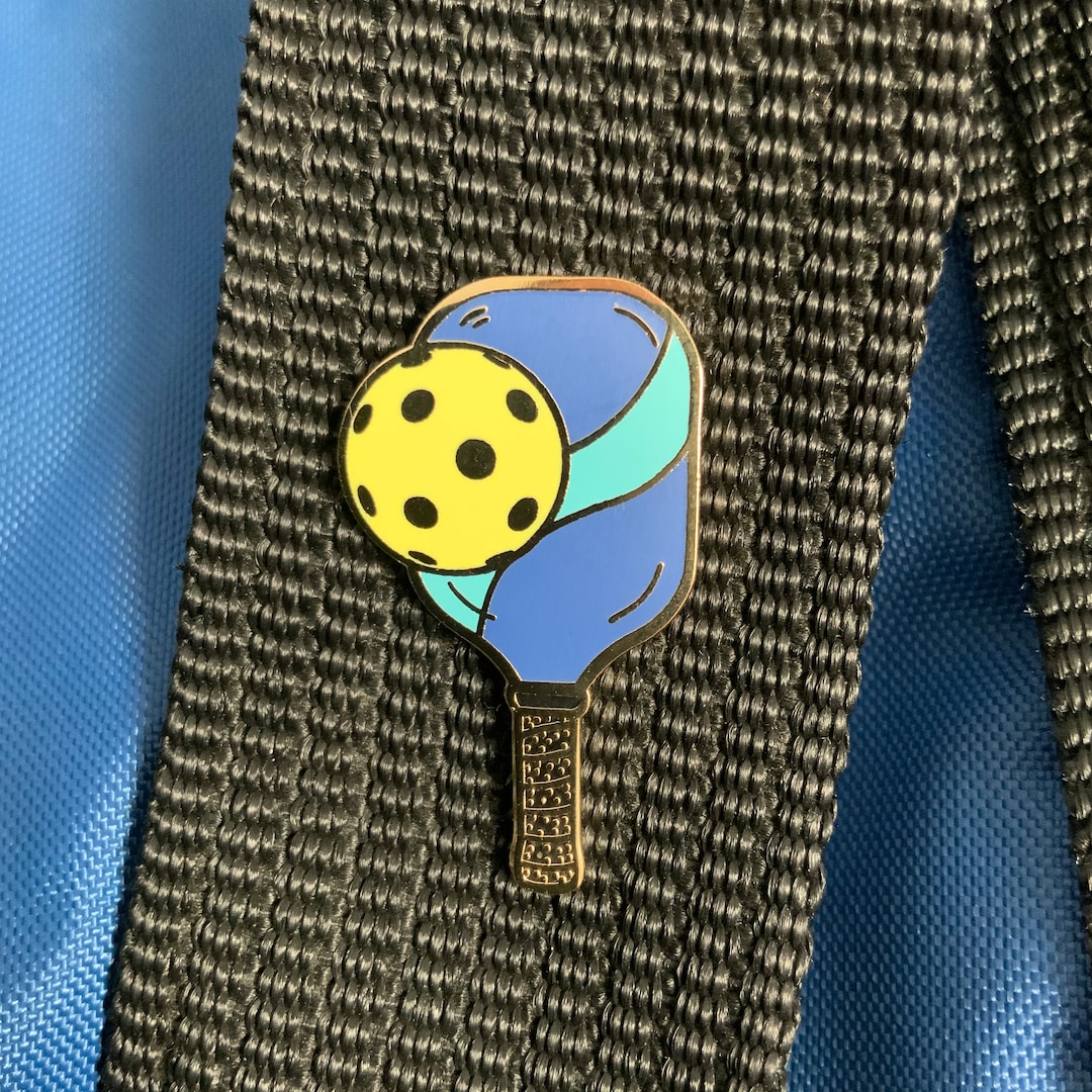 Pickleball Enamel Pin - Etsy