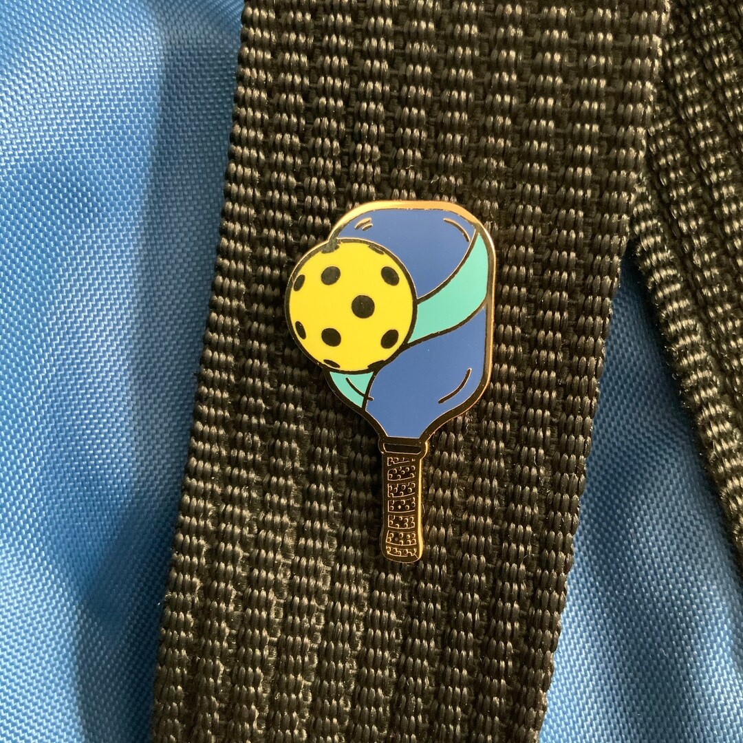 Pickleball Enamel Pin - Etsy