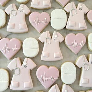 Nurse Graduation Cookies Nurse / RN / Medical Cookies - Etsy