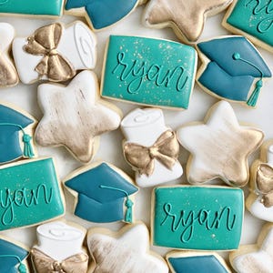 Graduation Cookies Class of 2025 Mini Cookies - Pack of 8 - Etsy