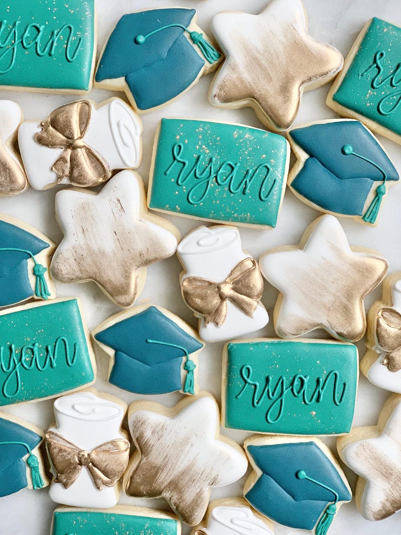 Graduation Cookies Class of 2025 Mini Cookies - Pack of 8 - Etsy