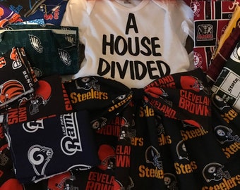 Items similar to A House Divided NFL/College Football Team Vest & Tie ...