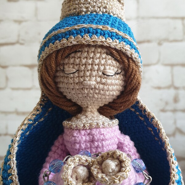 Virgin Mary Knitting - Etsy