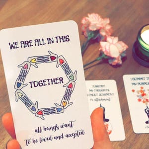 Wildflower Deck of Affirmation & Oracle Cards - Etsy