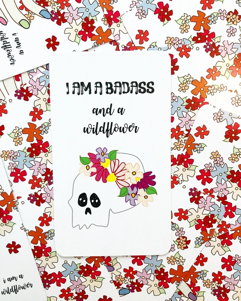 Wildflower Deck of Affirmation & Oracle Cards - Etsy