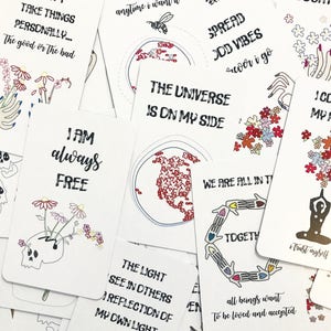Wildflower Deck of Affirmation & Oracle Cards - Etsy