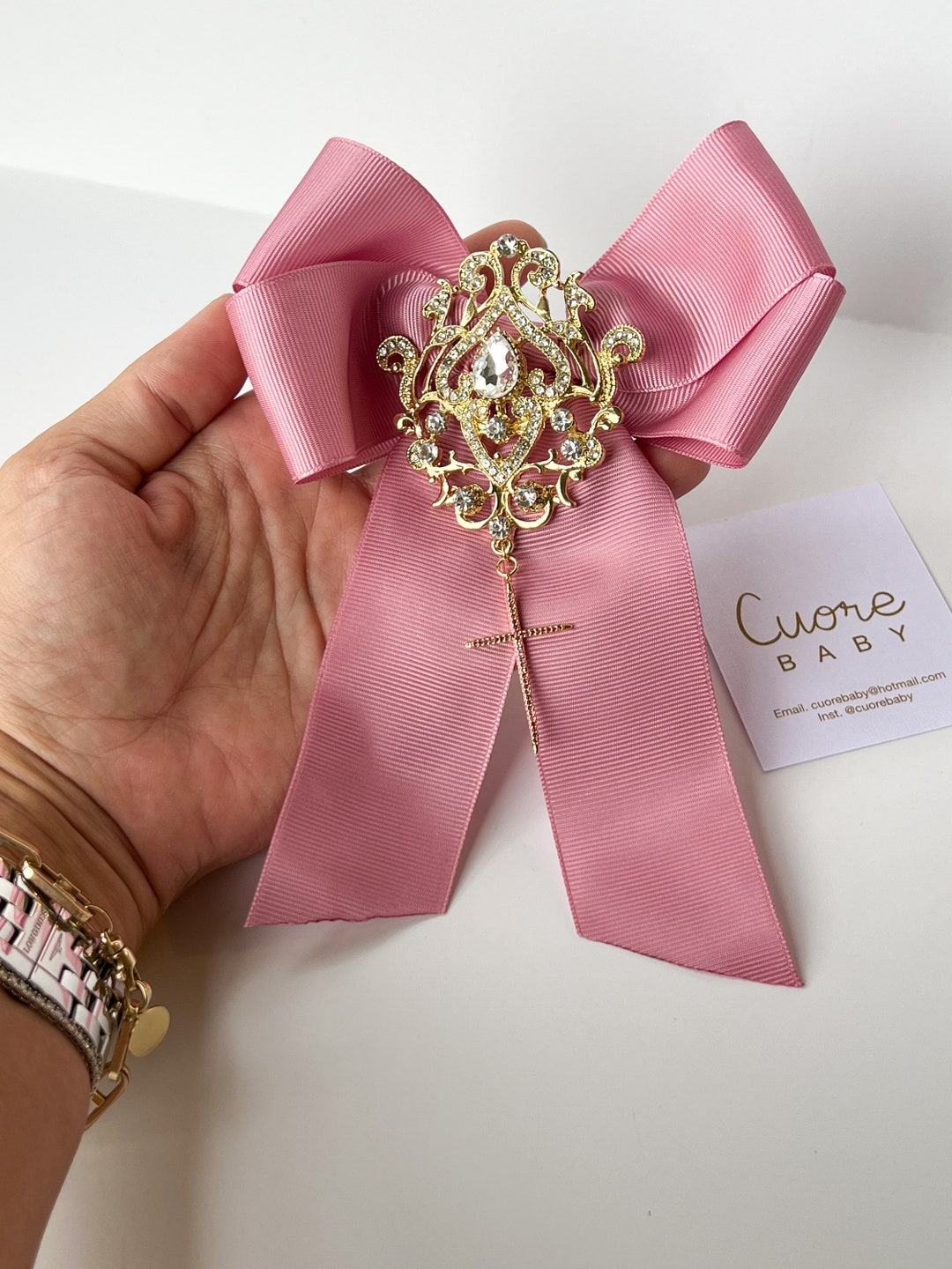 Baby Medallion. Crib Medallion. Baby Girl Cross Medallion. Catholic ...