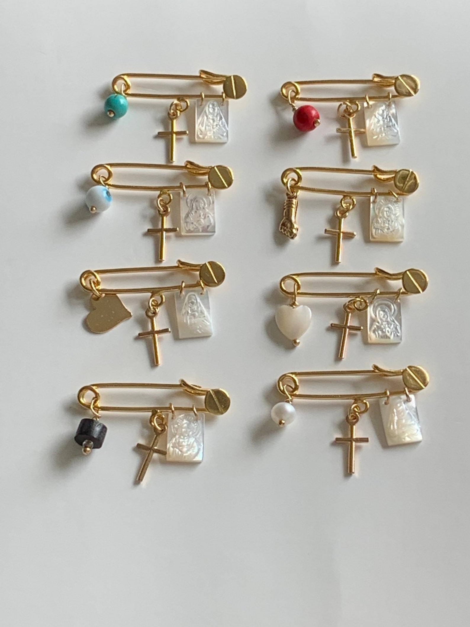 24k Gold Plated Babypin. Baby Safety Pin. Baby Protection Pin. | Etsy