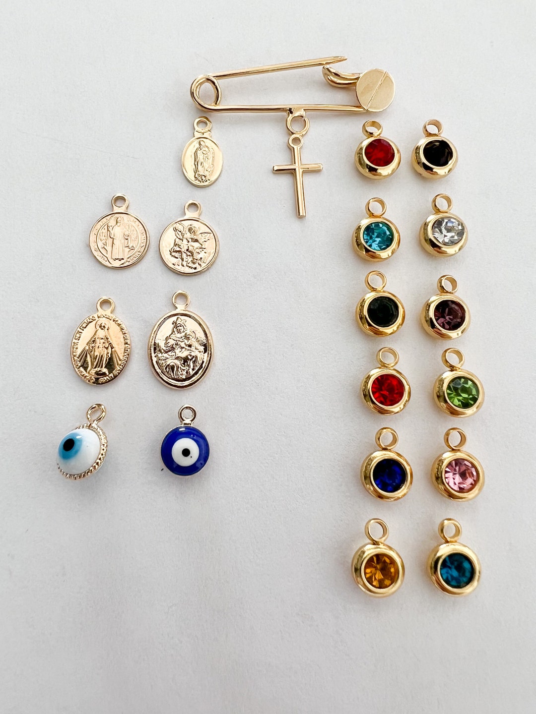 24K Gold Baby Safety Pin. Custom Baby Safety Pin. Gold Plated Baby ...