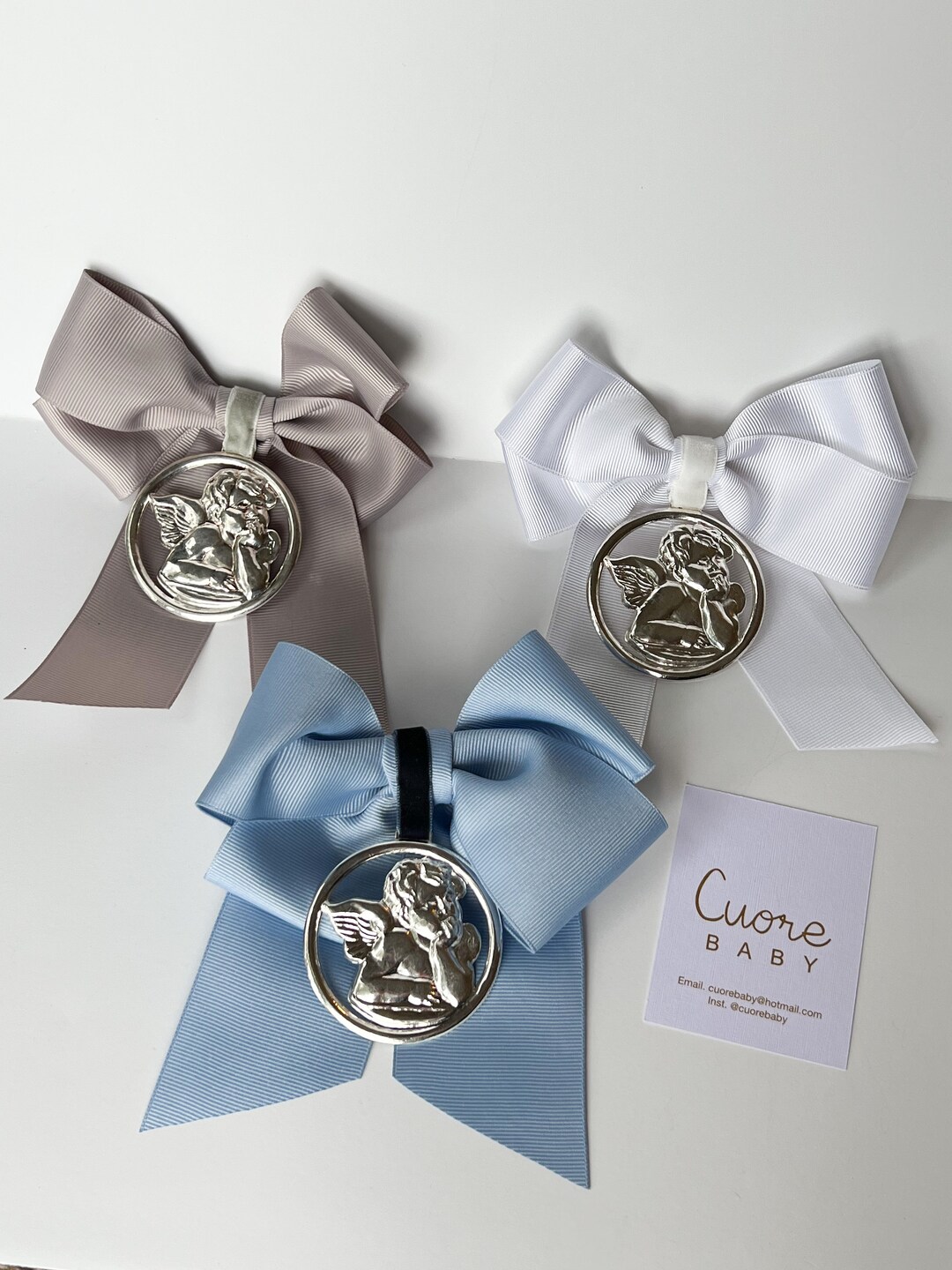 Silver Crib Medallion. Baby Crib Medallion. Baby Protection. Religious ...