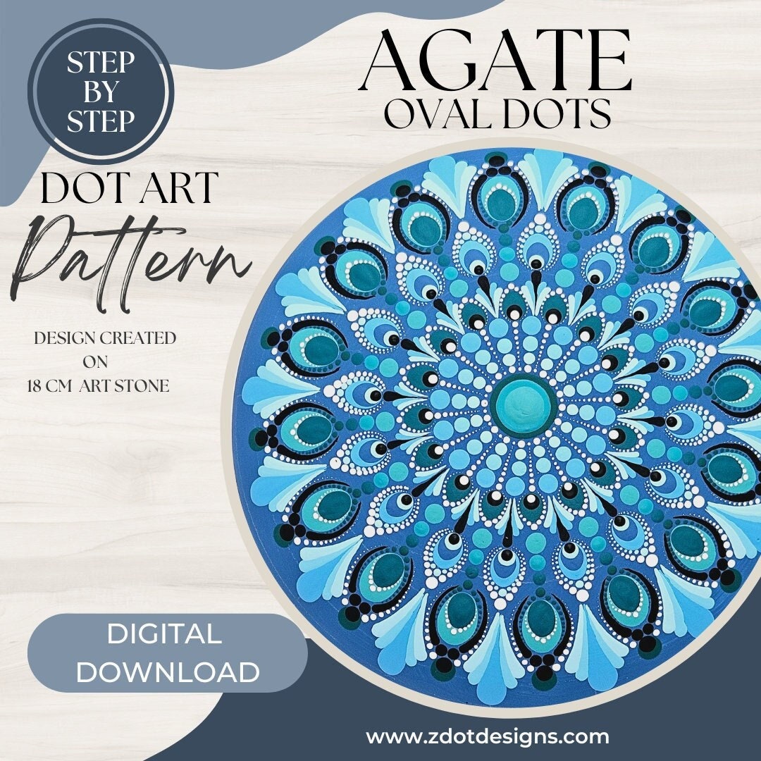 Z Dot Designs Dot Mandala Tutorial | Step-by-step Instructions ...