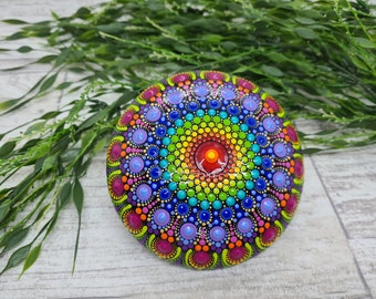 Dot Painted Stone - Etsy