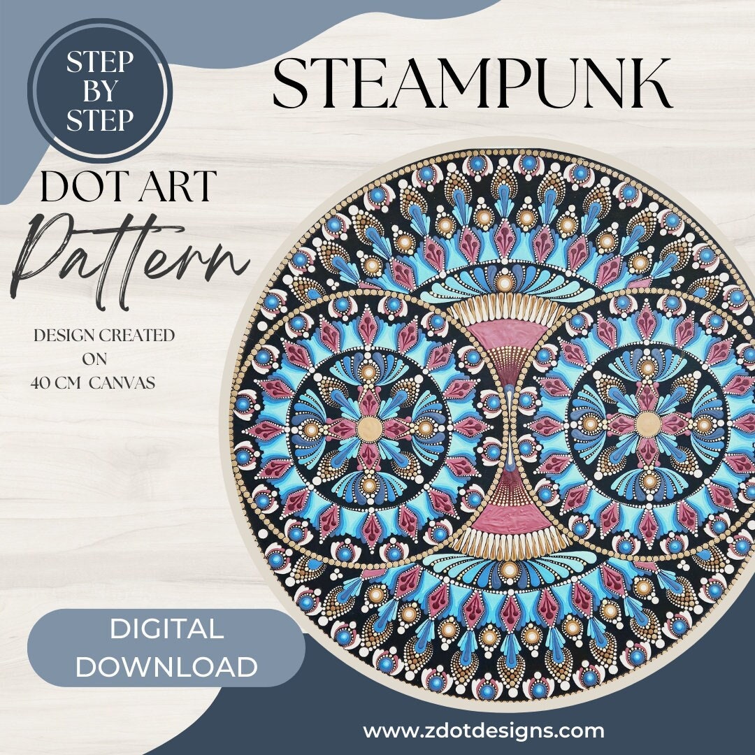 Z Dot Designs Dot Mandala Tutorial | Step-by-step Instructions ...