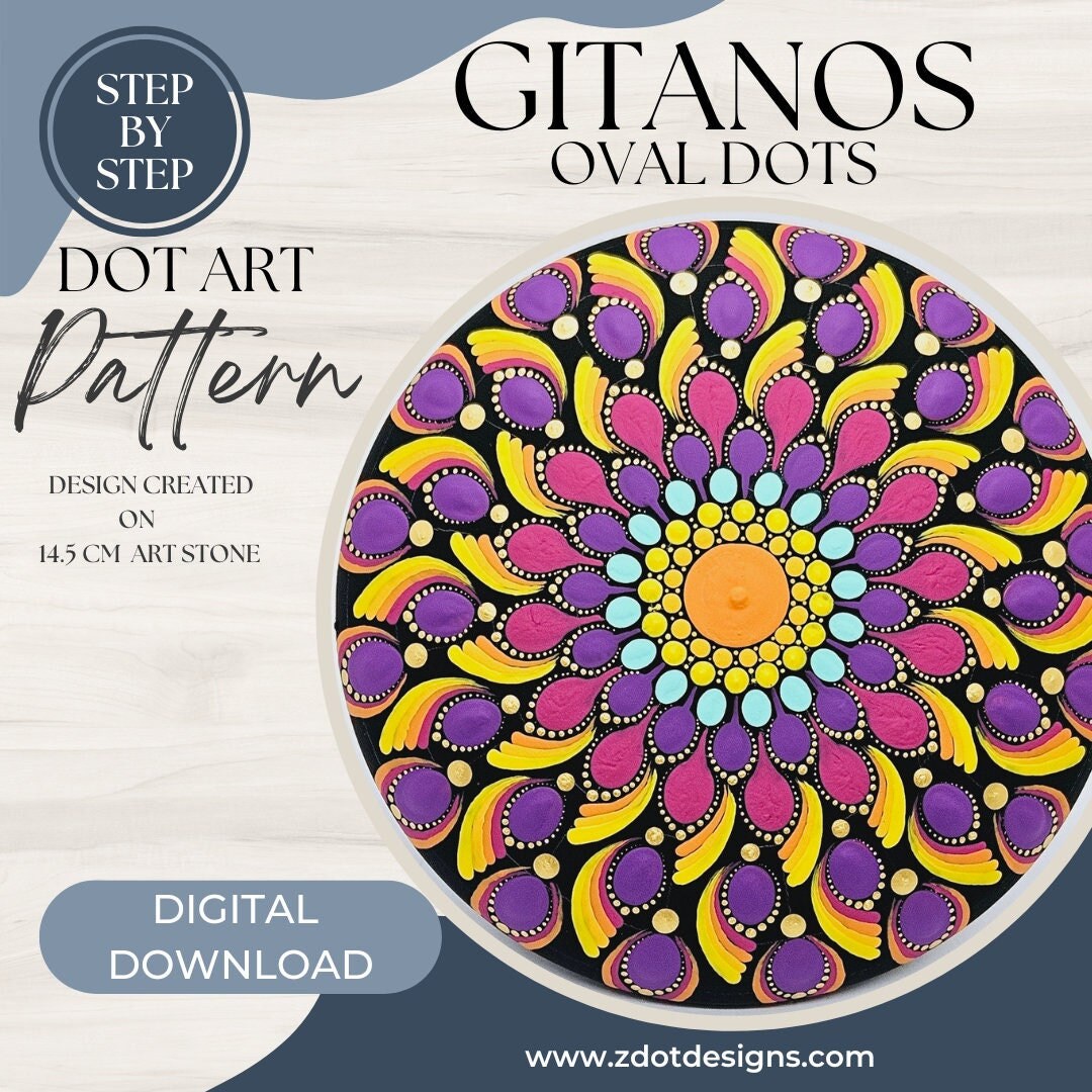 Z Dot Designs Dot Mandala Tutorial | Step-by-step Instructions ...