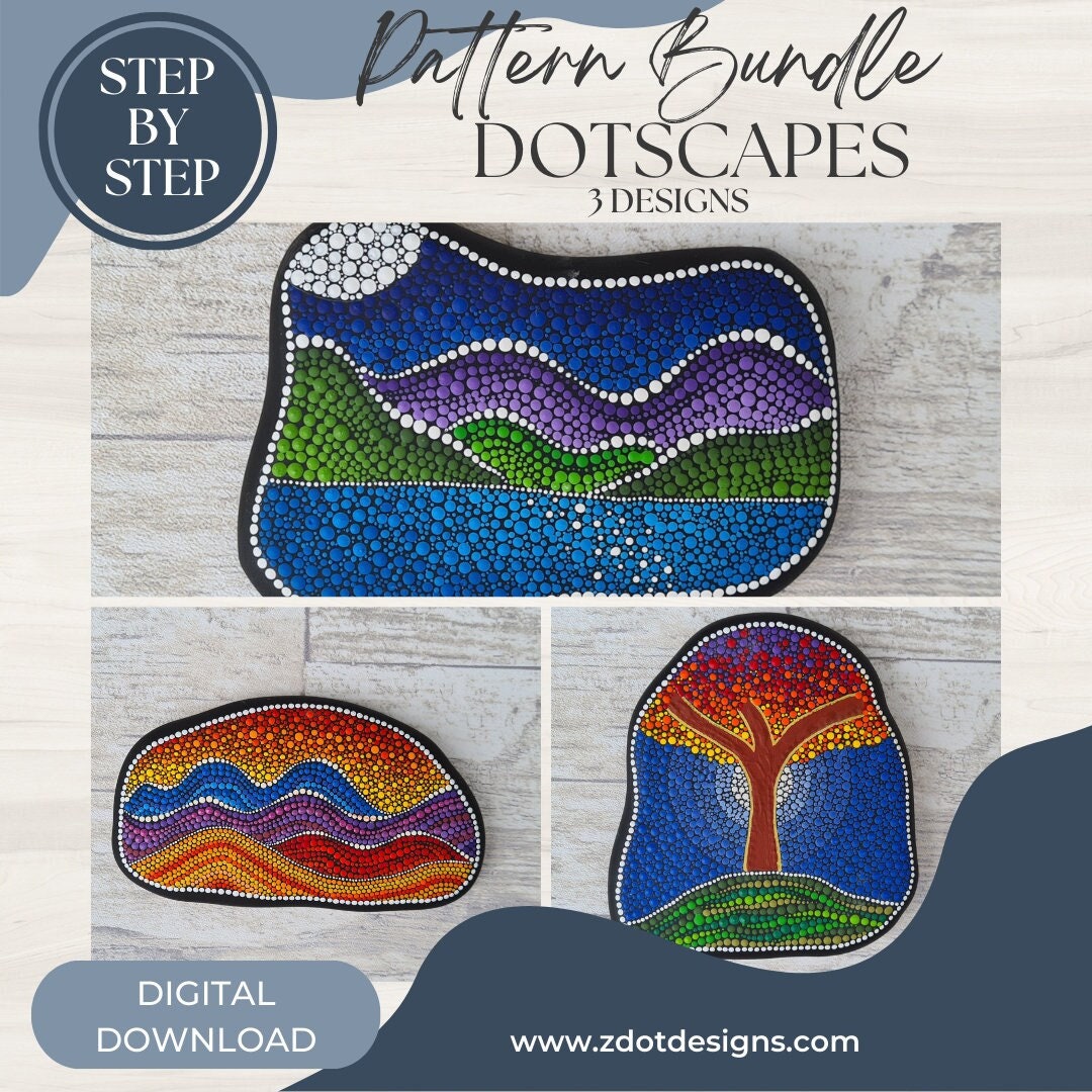 Z Dot Designs Dot Mandala Tutorial | Step-by-step Instructions ...