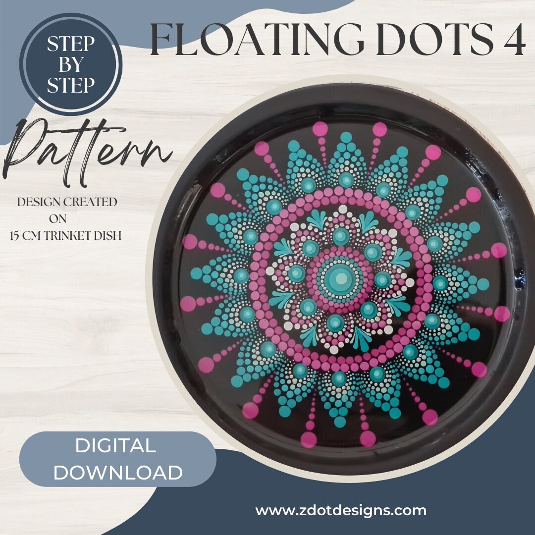 Z Dot Designs Dot Mandala Tutorial | Step-by-step Instructions ...