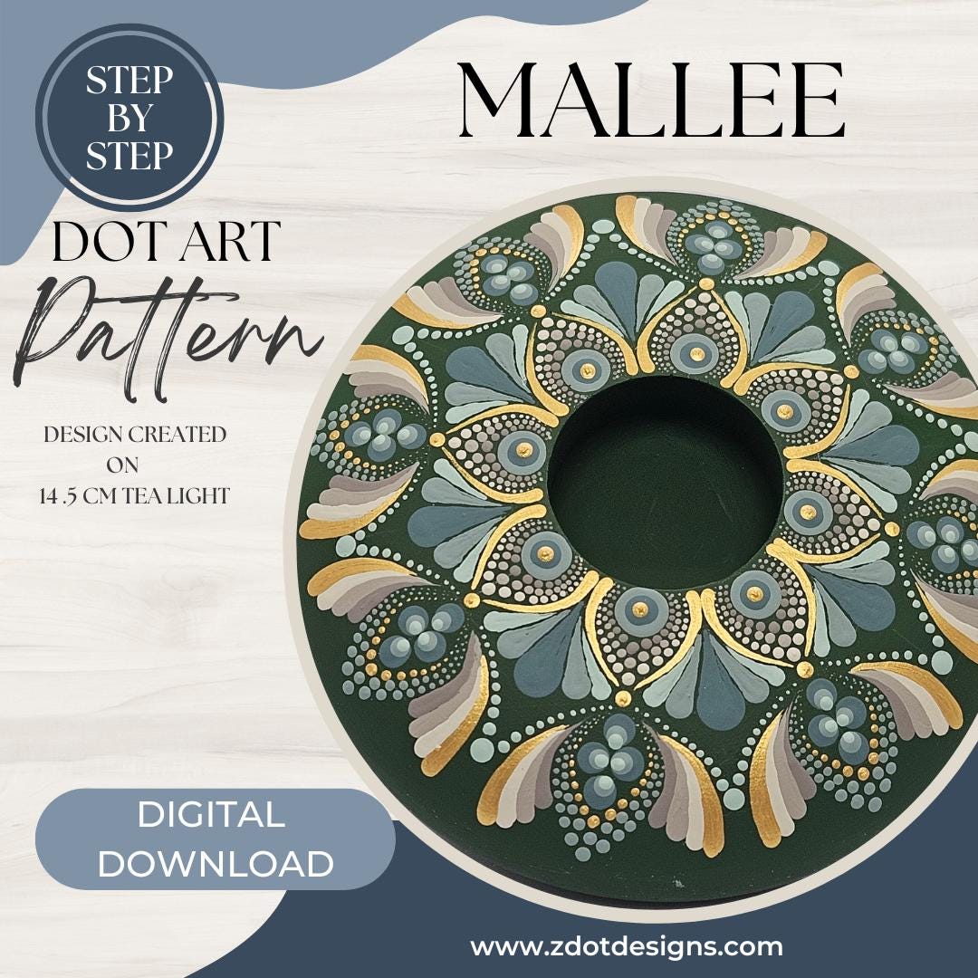 Z Dot Designs Dot Mandala Tutorial | Step-by-step Instructions ...