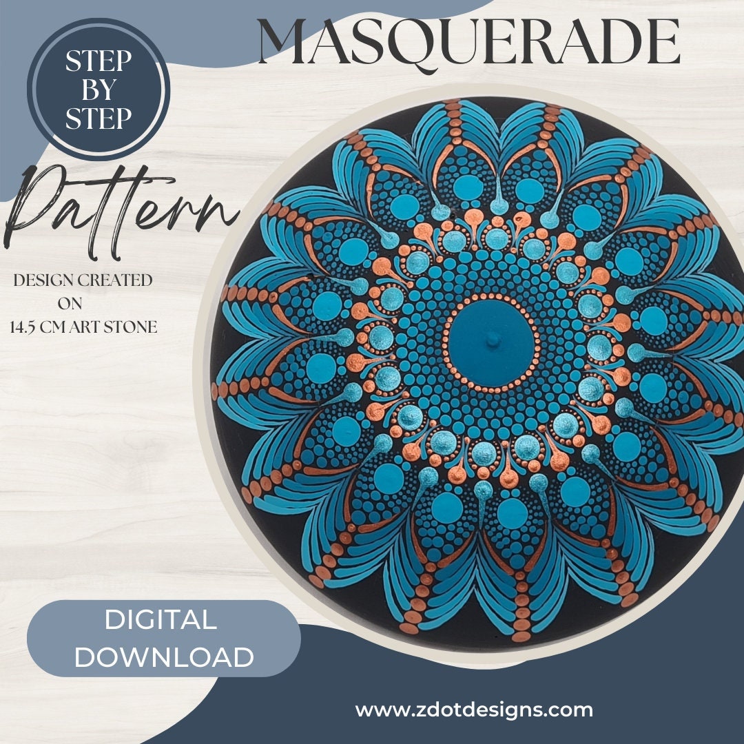 Comprehensive Dot Mandala Pattern Tutorial Step-by-step - Etsy