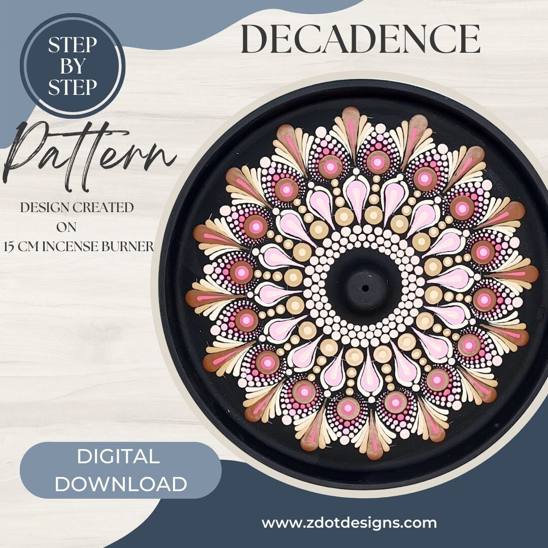 Z Dot Designs Dot Mandala Tutorial | Step-by-step Instructions ...