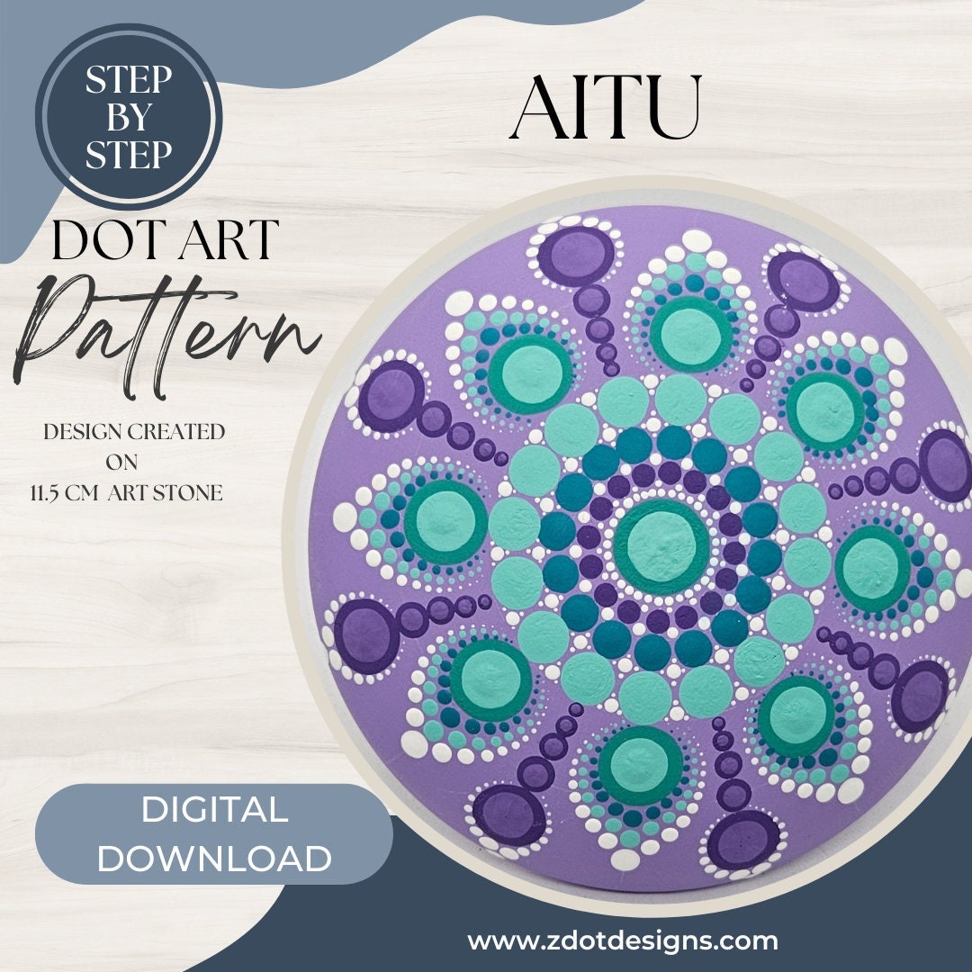 Z Dot Designs Dot Mandala Tutorial | Step-by-step Instructions ...