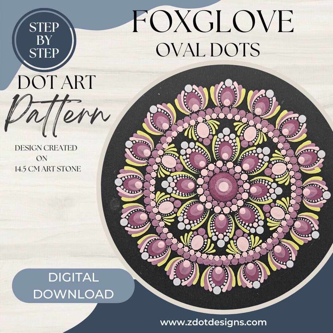 Z Dot Designs Dot Mandala Tutorial | Step-by-step Instructions ...