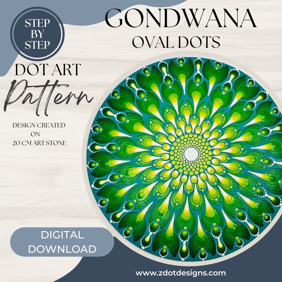 Z Dot Designs Dot Mandala Tutorial | Step-by-step Instructions ...