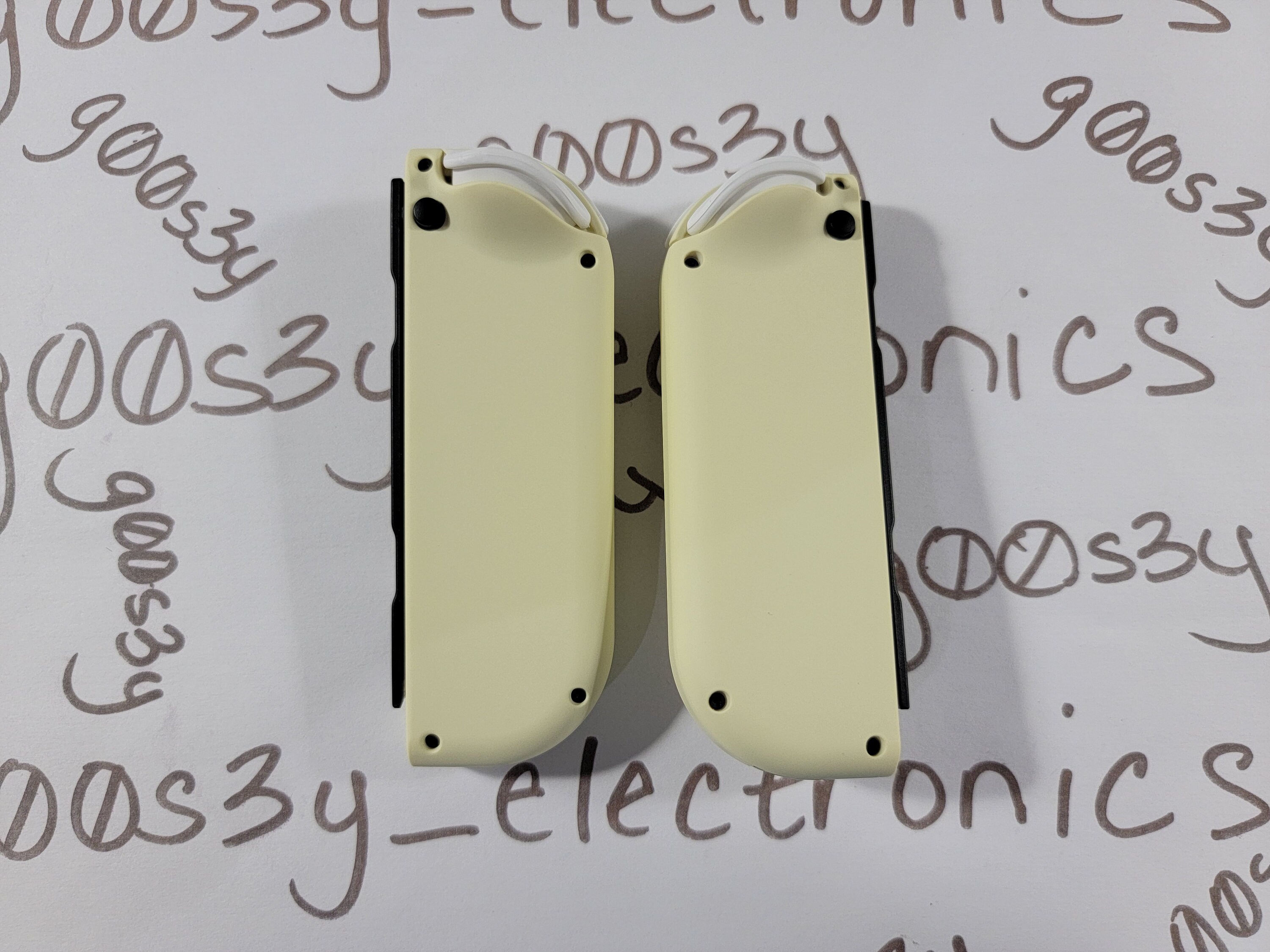 New Nintendo Switch Custom Light Cream Joycons With White - Etsy