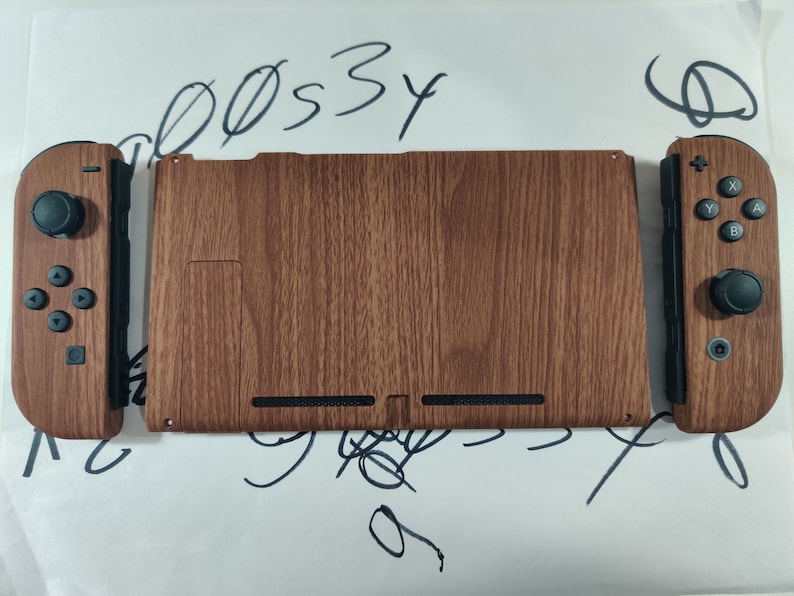 New Nintendo Switch Custom Wood Grain Styled Joycons and | Etsy