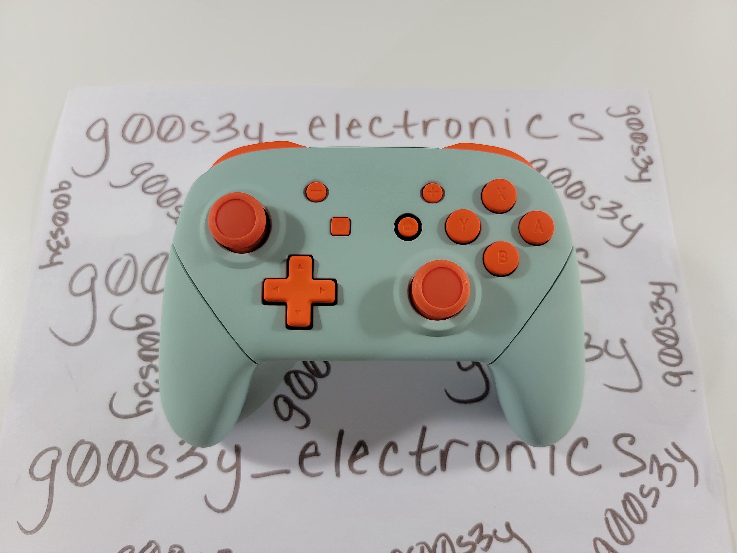 New Nintendo Switch Custom Light Cyan Pro Controller CHOOSE - Etsy UK