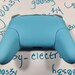 New Nintendo Switch Custom Light Blue Pro Controller With White Buttons ...