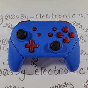 New Nintendo Switch Custom Blue Pro Controller CHOOSE BUTTON - Etsy