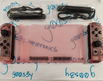 New Nintendo Switch Custom Chrome Gold Styled DPAD Joycons and ...