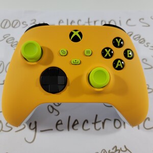 NEW Custom Xbox Series One / X / S Caution Yellow Wireless Controller ...