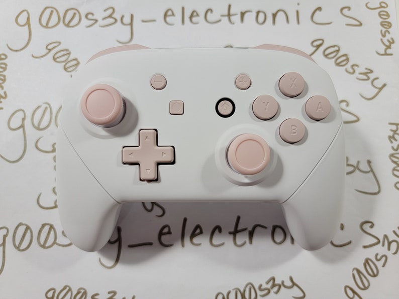 New Nintendo Switch Custom White Pro Controller CHOOSE - Etsy