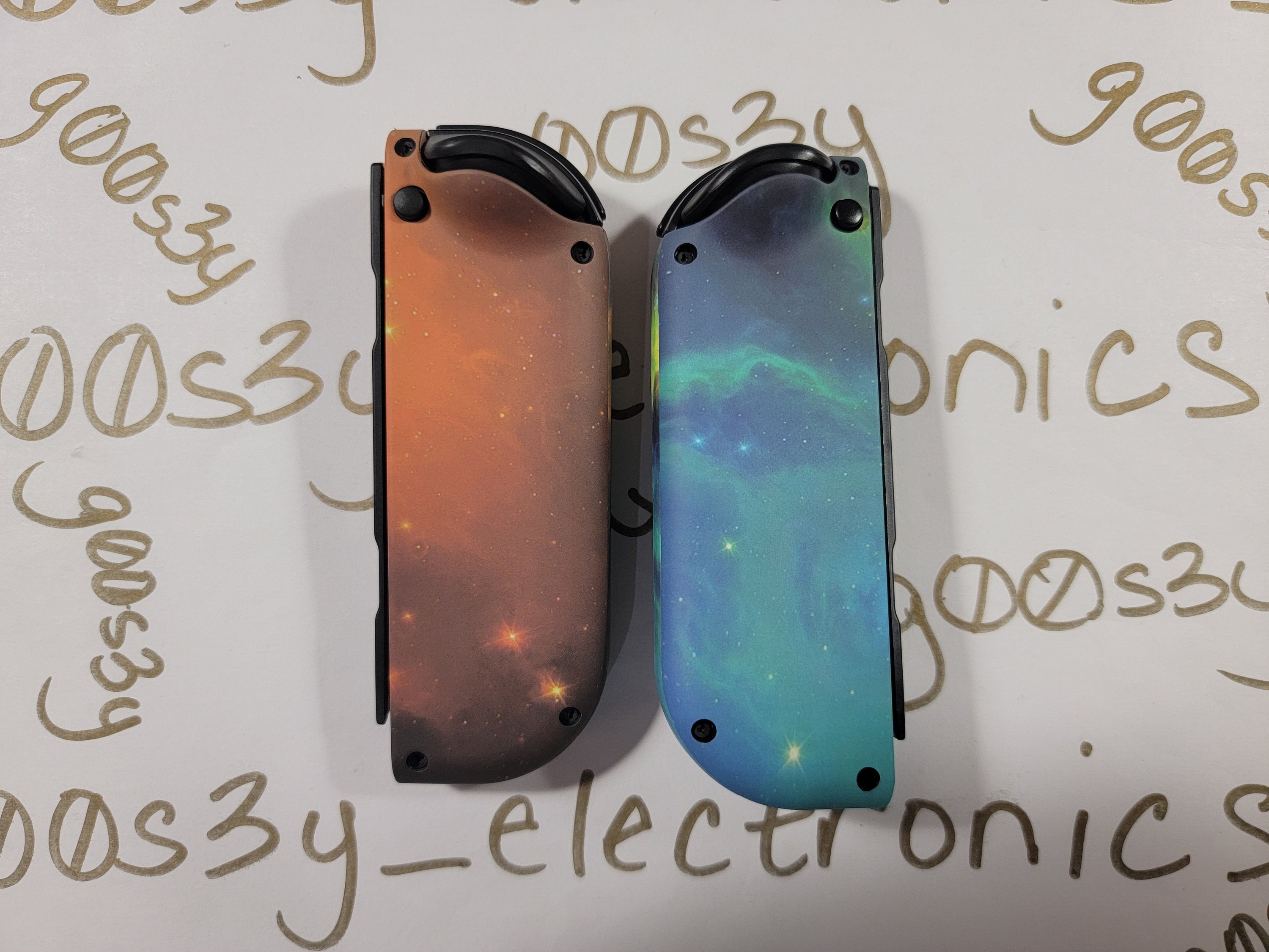 New Nintendo Switch Custom Galaxy Styled Joycons and Backplate | Etsy