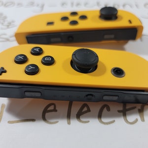 New Nintendo Switch Custom Caution Yellow Joycons and - Etsy