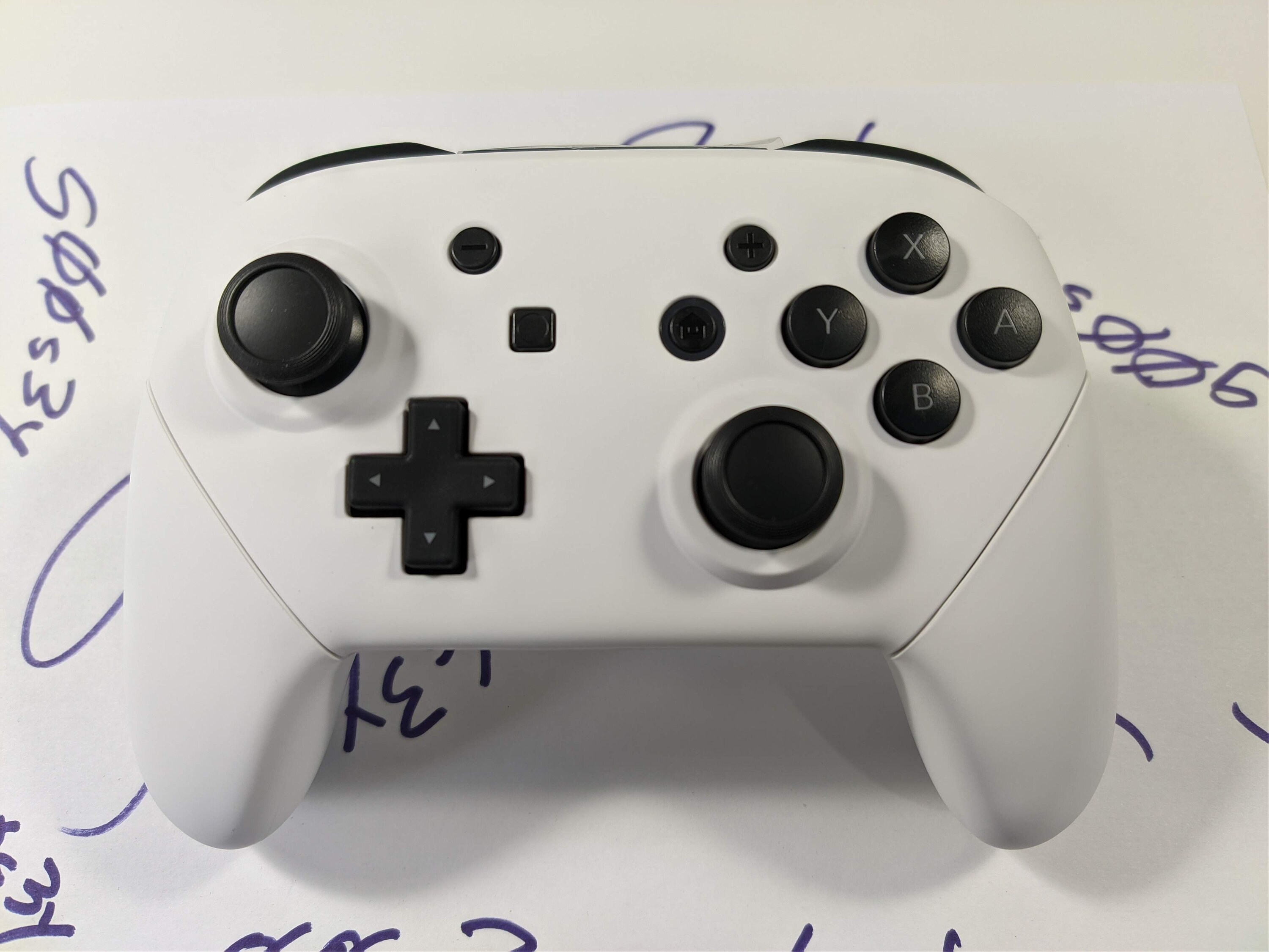 New Nintendo Switch Custom White Pro Controller | Etsy